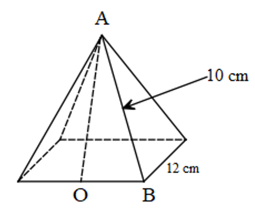 Surface Area of Pyramids - Revision Quiz 1 - Portal